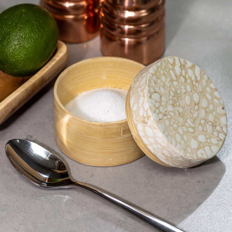 Lim Dom Salt or Sugar Keeper - 1 Left - FairTrade Caravans