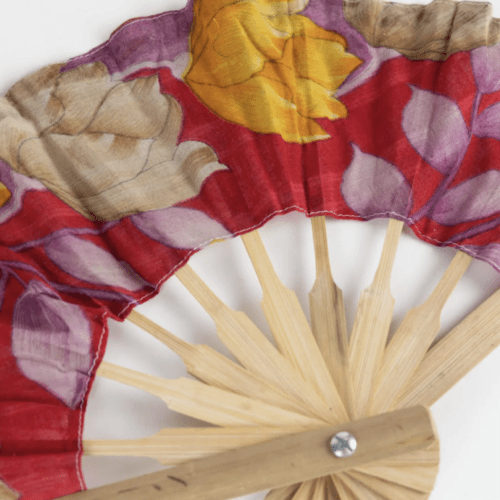 Sale - Sari Folding Fan - FairTrade Caravans