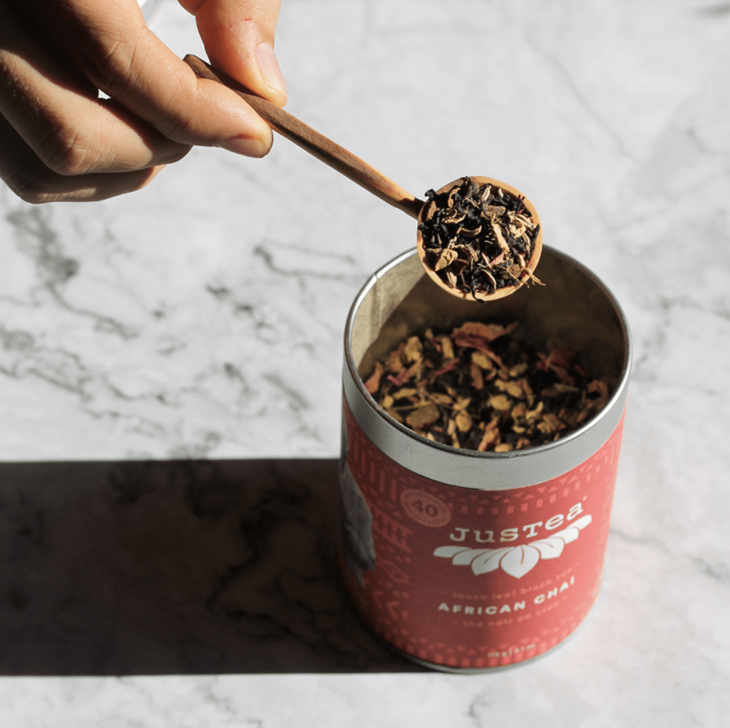 Tea - African Chai Loose Leaf with Wooden Spoon - FairTrade Caravans